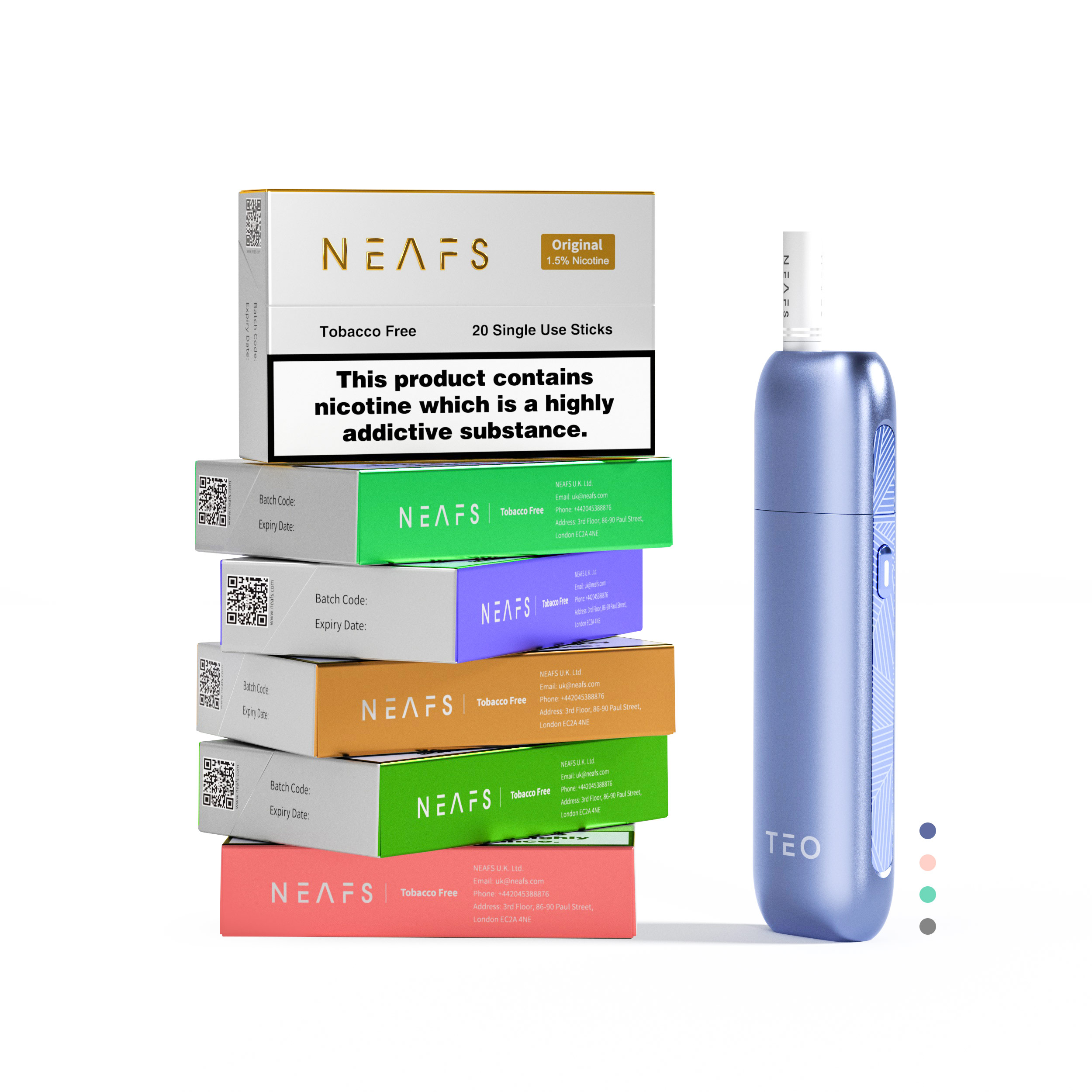NEAFS Deluxe Bundle (Azul) - NEAFS Spain | Tobacco Free Sticks NEAFS Deluxe Bundle (Azul) - NEAFS Spain | Tobacco Free Sticks
